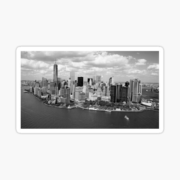 "Manhathan" Sticker by WearChristian | Redbubble