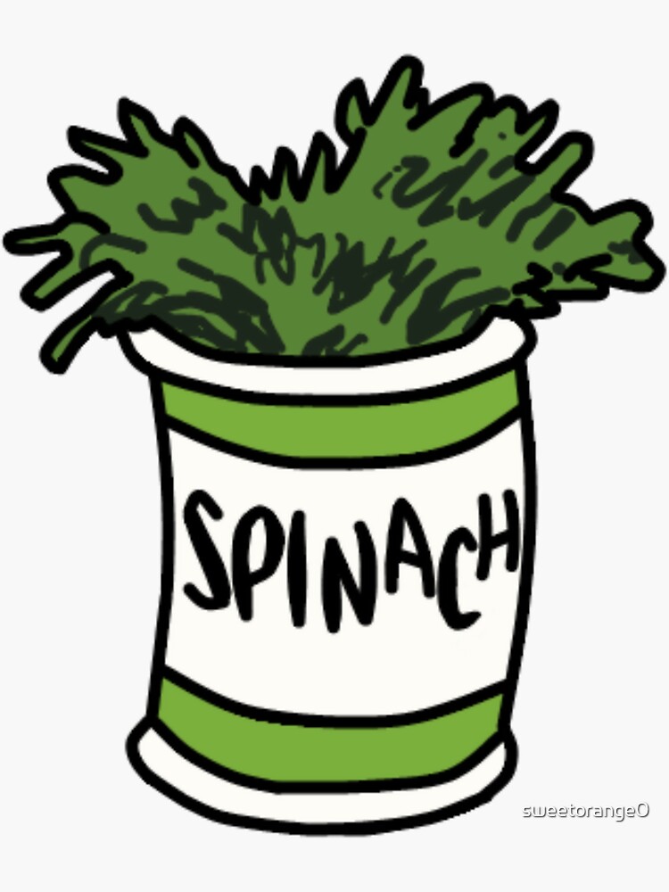 "popeye spinach power" Sticker for Sale by sweetorange0 | Redbubble