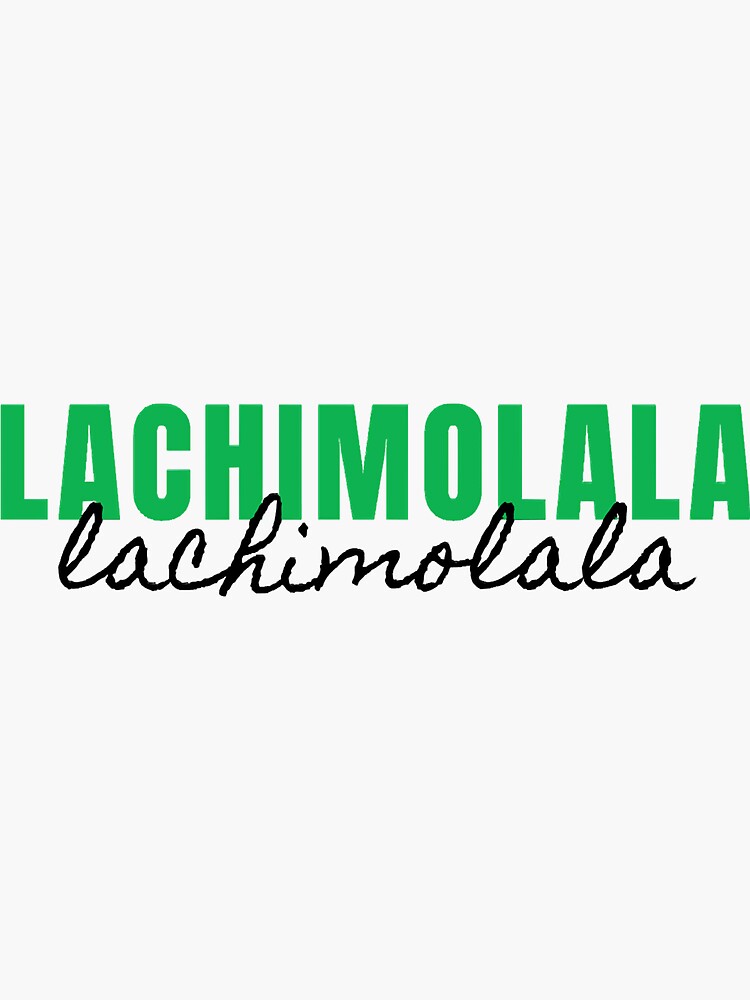 "Lachimolala" Sticker for Sale by MargaretLudwig | Redbubble