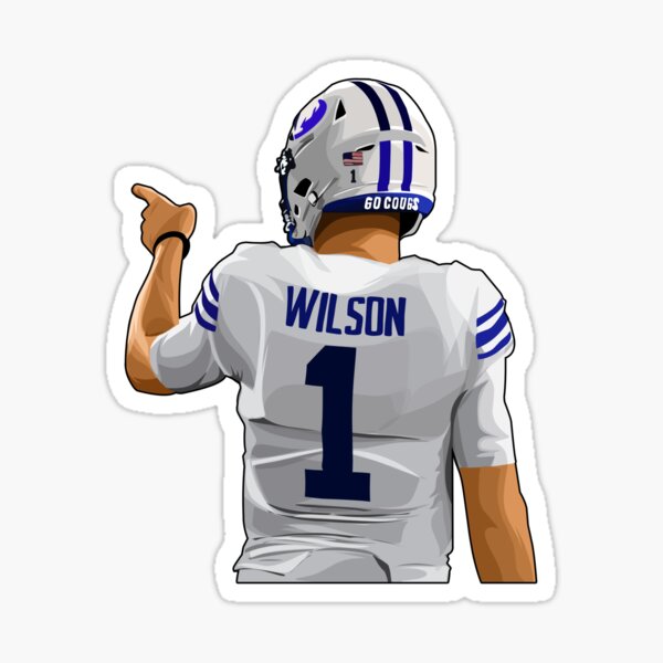 "Zach Wilson Looks On" Sticker for Sale by ManSporty | Redbubble