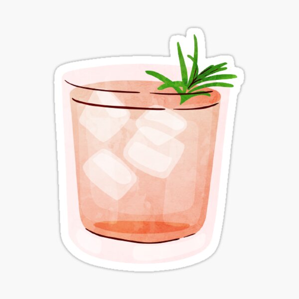 "Chilled Glass" Sticker by Rayudutillu | Redbubble