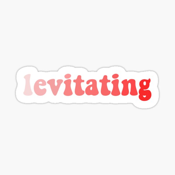 "levitating dua lipa" Sticker for Sale by mugstopia | Redbubble