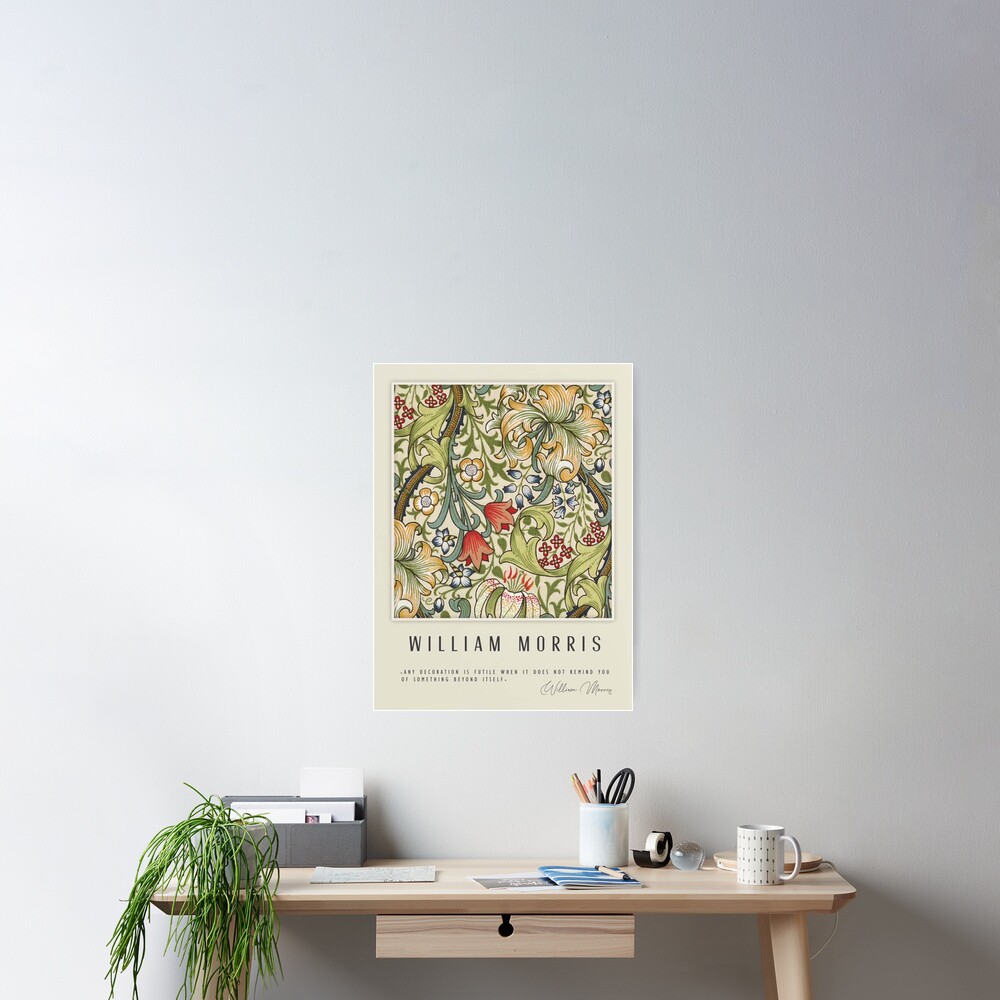 "William Morris-Vegetable" Poster for Sale by mizellwalter | Redbubble
