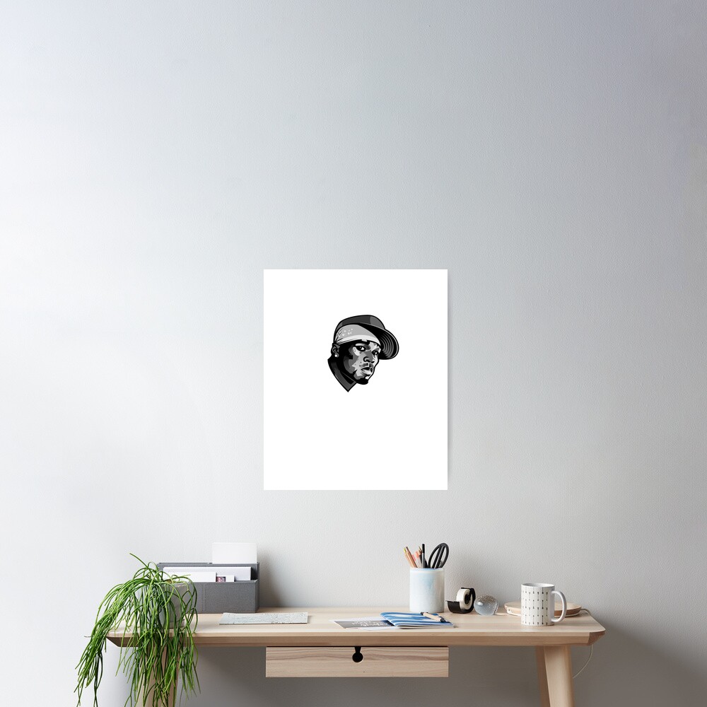 "Rapper 50 Cent vector portrait" Poster by haohanshop | Redbubble