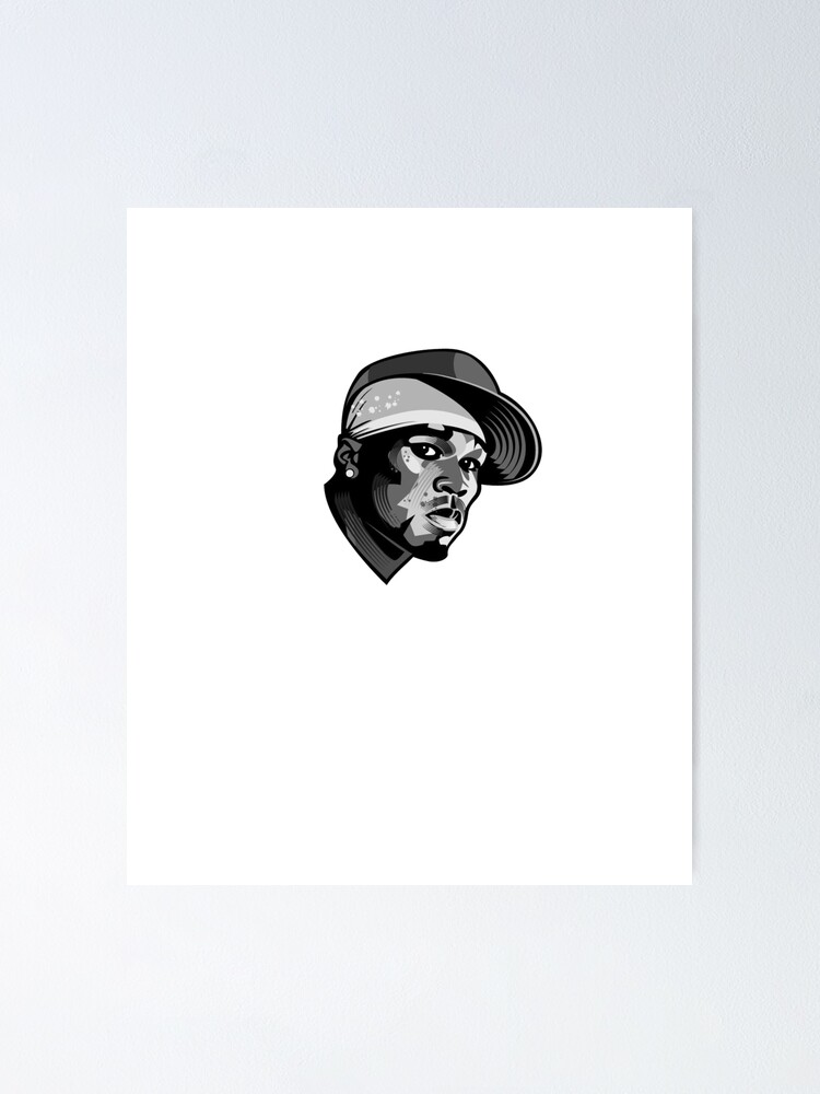 "Rapper 50 Cent vector portrait" Poster by haohanshop | Redbubble