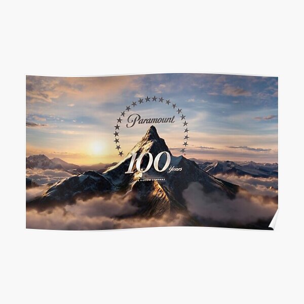 "Paramount 100th Anniversary" Poster for Sale by rutharbel | Redbubble