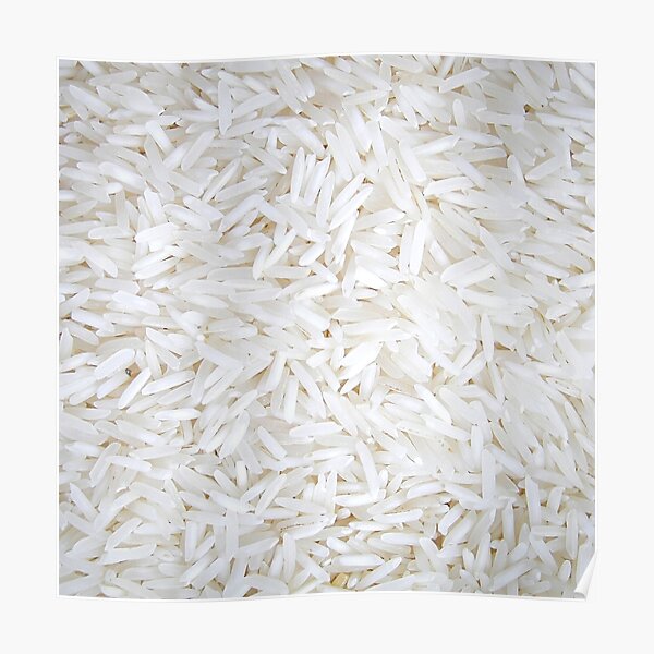 "Indian Basmati Rice" Poster by NerdyByDesign | Redbubble