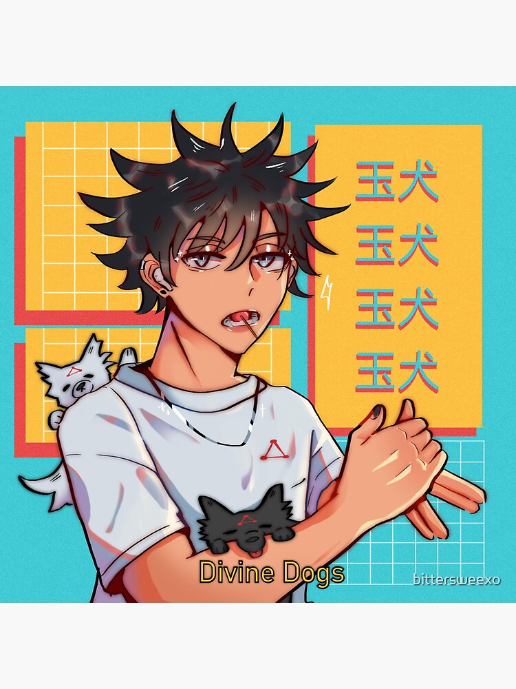 "Megumi's Divine Drip" Sticker for Sale by bittersweexo | Redbubble