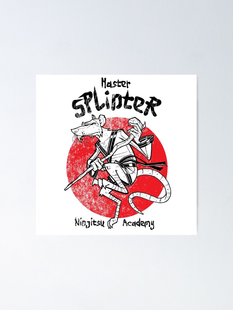 "Master Splinter" Poster by Ninjae-Art | Redbubble