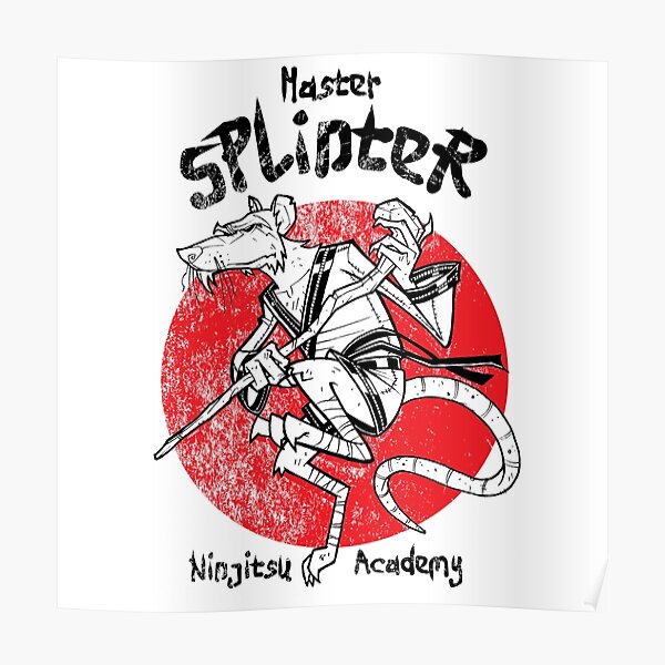 "Master Splinter" Poster by Ninjae-Art | Redbubble