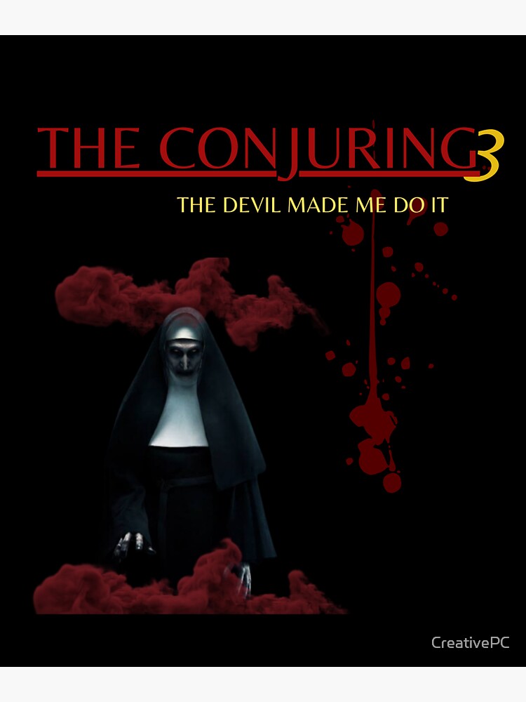 "THE CONJURING 3" Sticker for Sale by CreativePC | Redbubble
