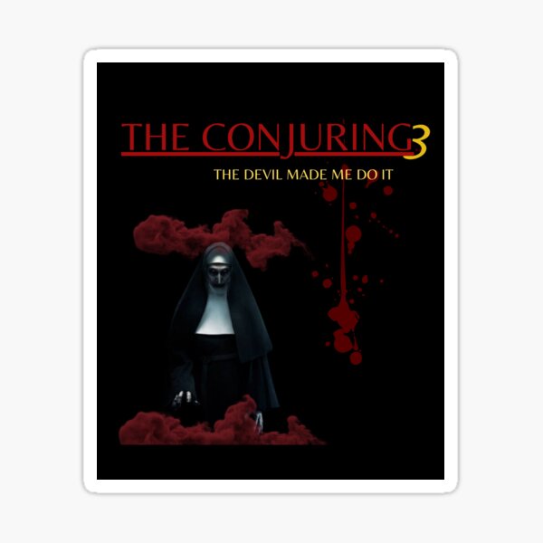 "THE CONJURING 3" Sticker for Sale by CreativePC | Redbubble