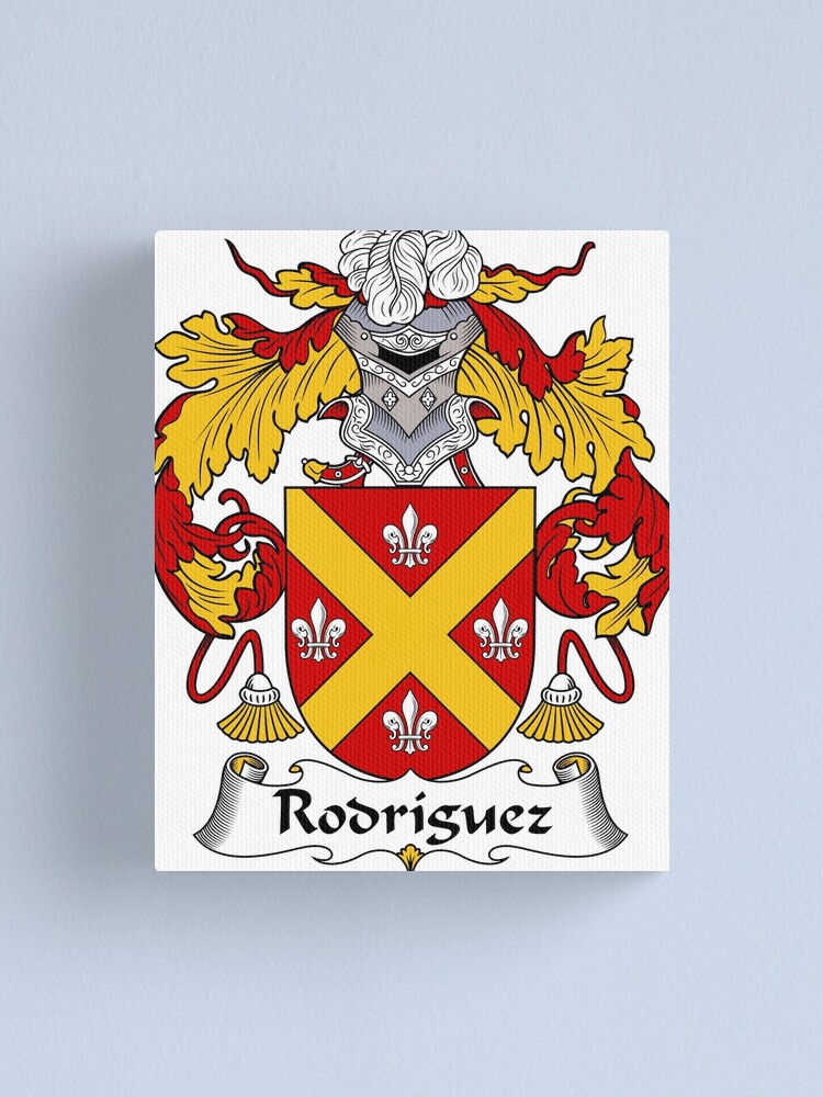 "Rodriguez Coat of Arms/Family Crest" Canvas Print for Sale by ...