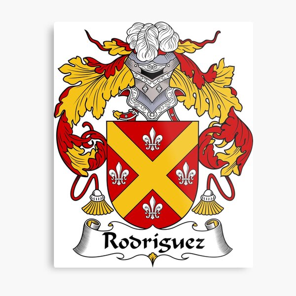 Lámina metálica «Escudo de armas / Familia de Rodriguez» de ...