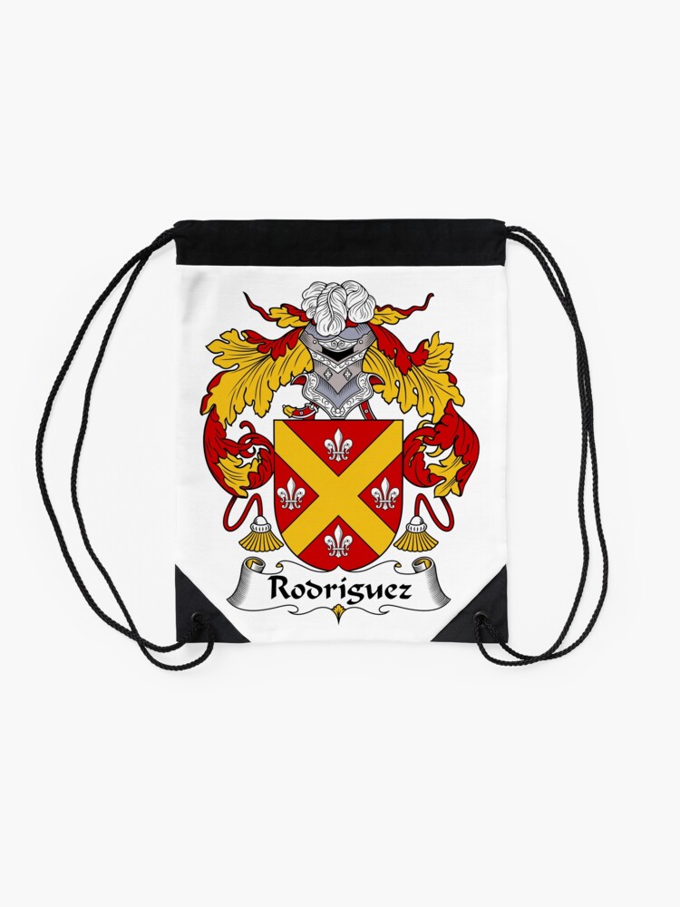 "Rodriguez Coat of Arms/Family Crest" Drawstring Bag by carpediem6655 ...