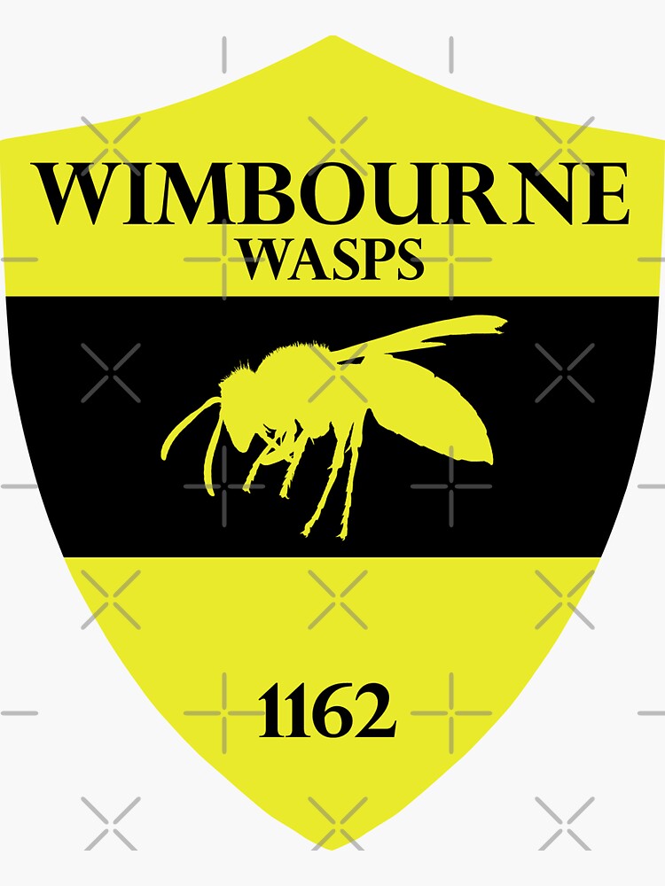 "Wimbourne Wasps" Sticker by Swisskid | Redbubble