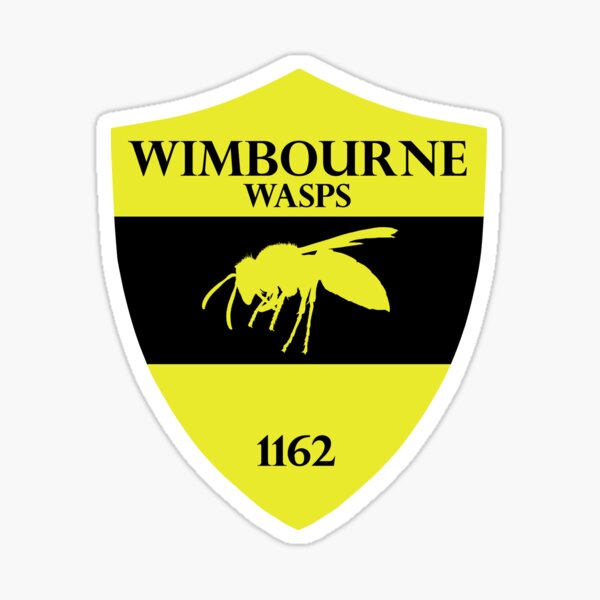 "Wimbourne Wasps" Sticker for Sale by Swisskid | Redbubble
