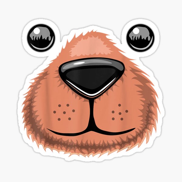 "Halloween Bear Face Animal Costume T.e.d.d.y Bear" Sticker for Sale by ...