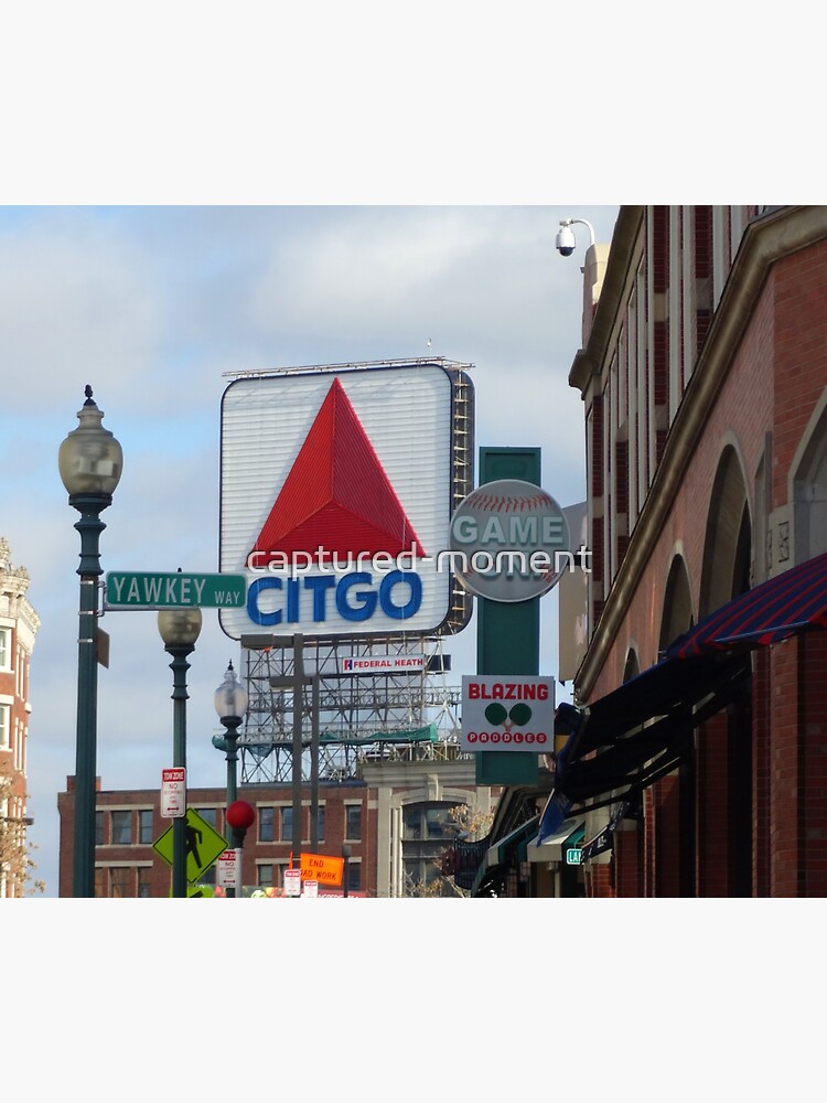"Citgo Sign At Fenway Park" Sticker for Sale by captured-moment | Redbubble