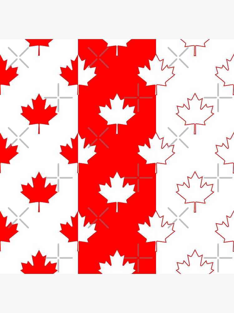 "maple leaf pattern national Canada symbol" Sticker for Sale by ...