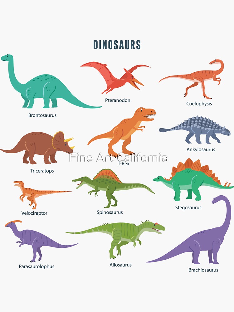 "Dinosaurs" Sticker for Sale by sourav1993 | Redbubble