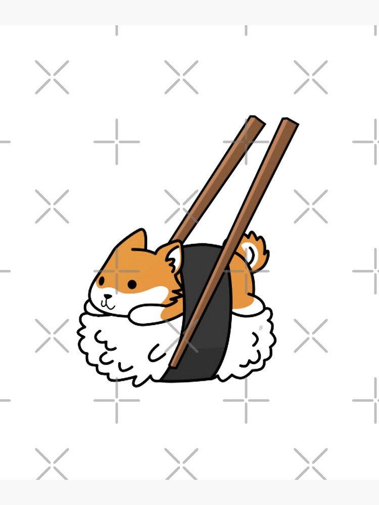 "Shiba Inu Sushi Dog Meme" Art Print for Sale by MagicArtworks | Redbubble