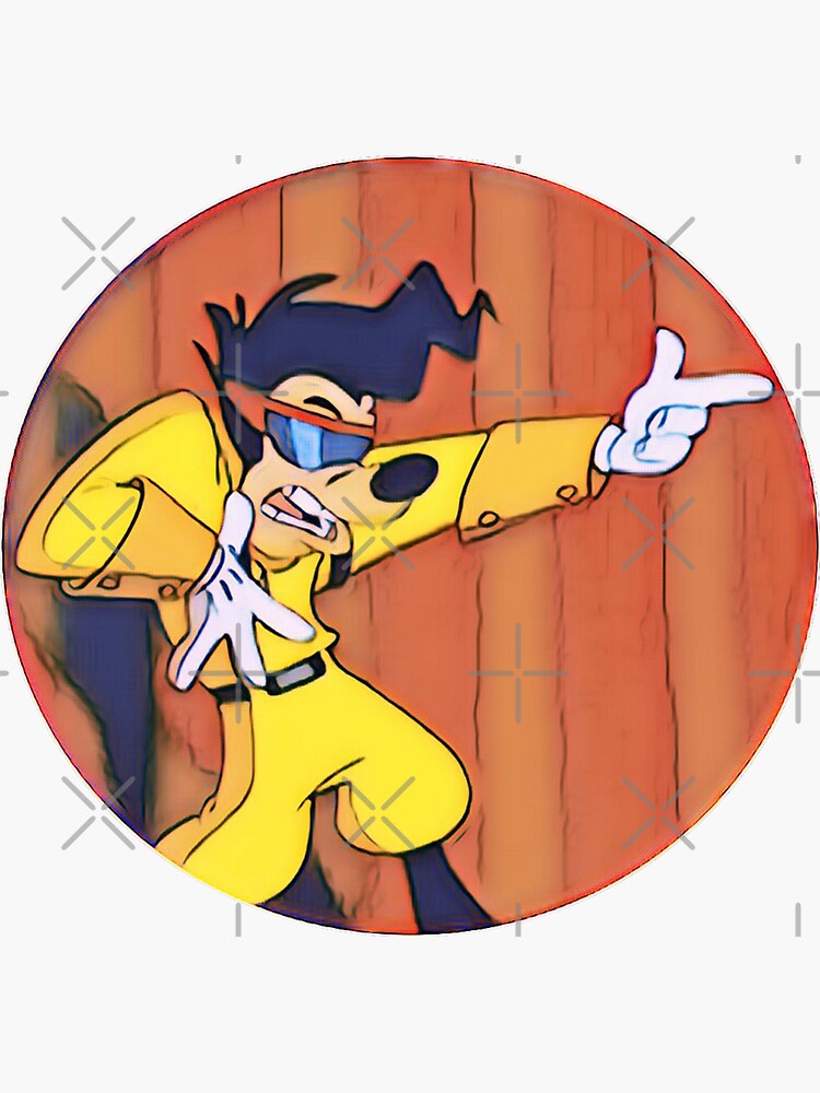 "Goofy Max Powerline Dance Painting" Sticker for Sale by xsdni999 ...