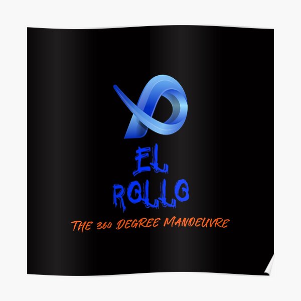 "THE 360 DEGREE MANOEUVRE in bodyboarding Known as EL ROLLO" Poster by ...