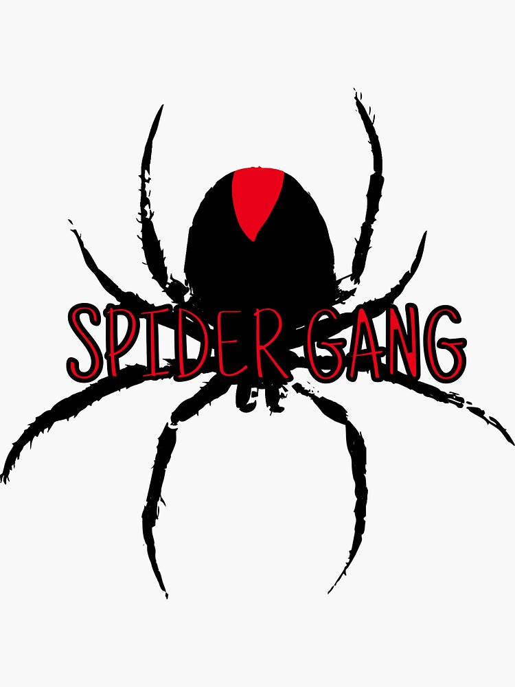 "Spider Gang" Sticker for Sale by Imabusha | Redbubble