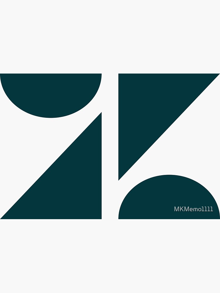 "Zendesk Logo Icon Gift for Zendesk Fan" Sticker for Sale by MKMemo1111 ...