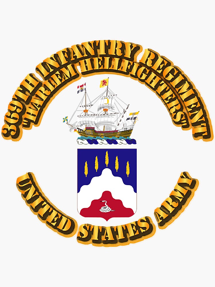 "COA - 369th Infantry Regiment - Harlem Hellfighters " Sticker for Sale ...