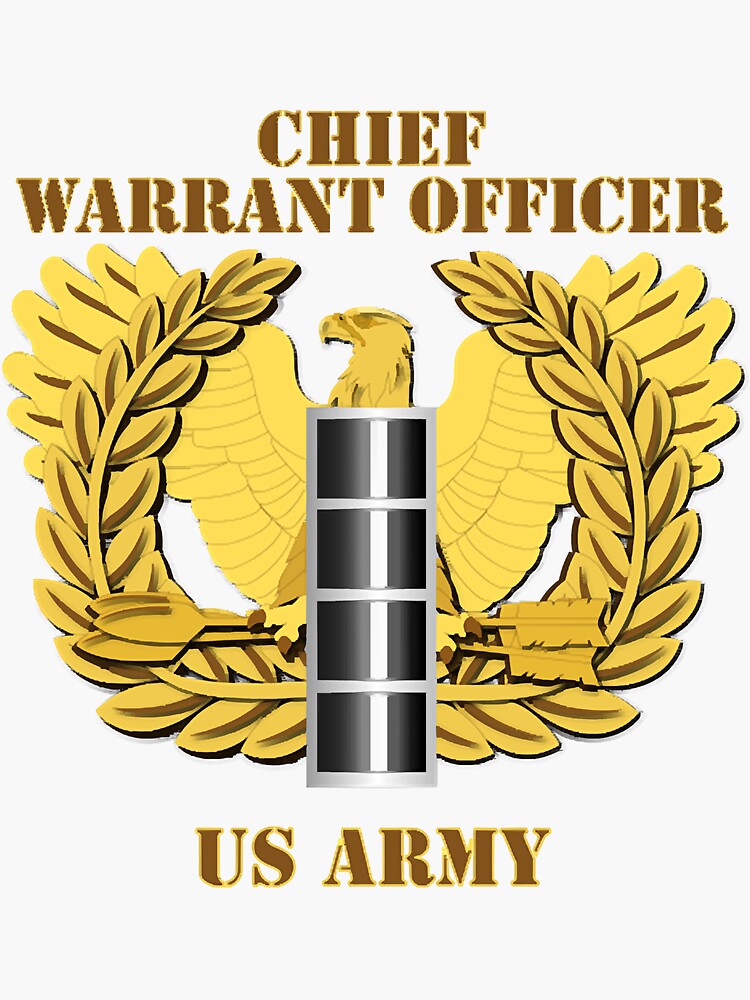 "Emblem - Warrant Officer - CW4 " Sticker for Sale by Bettino1998 ...