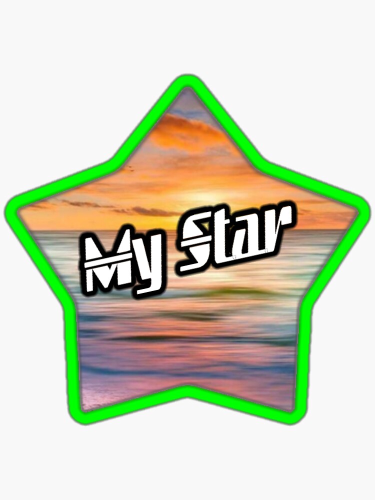"My Star" Sticker for Sale by KavLife | Redbubble