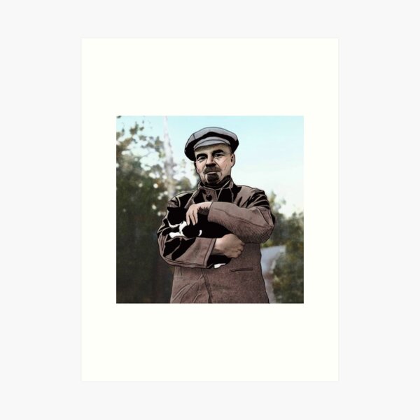 "Vladimir Lenin with a Cute cat in hand- Digital repaired with Color ...