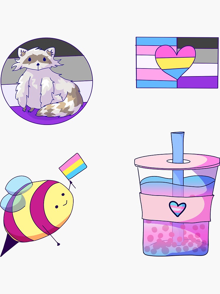 "Trans Panromantic Asexual " Sticker for Sale by ForTheFrogWar | Redbubble