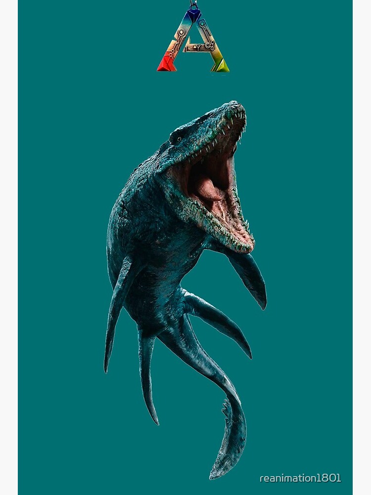 "ARK mosasaurus" Art Board Print for Sale by reanimation1801 | Redbubble