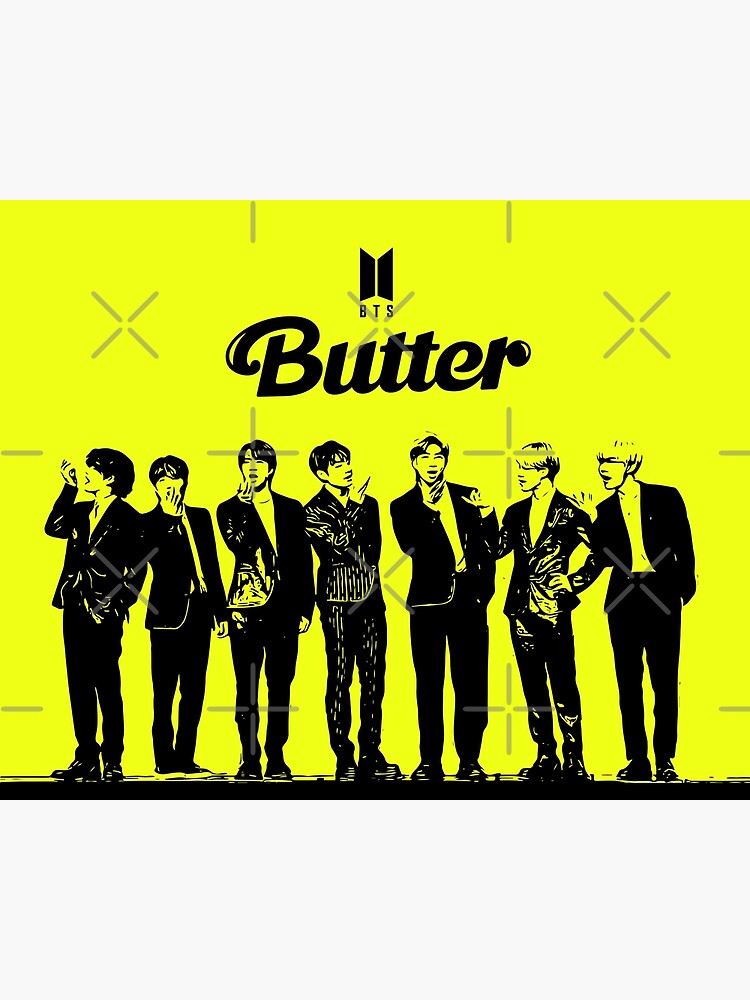 "bts butter army . bts all members ." Canvas Print by Babastyle | Redbubble