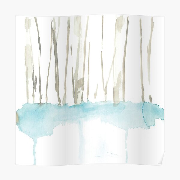 "Snow Line Art" Poster for Sale by EthanBray | Redbubble