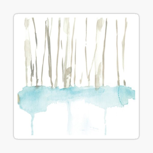 "Snow Line Art" Sticker for Sale by EthanBray | Redbubble