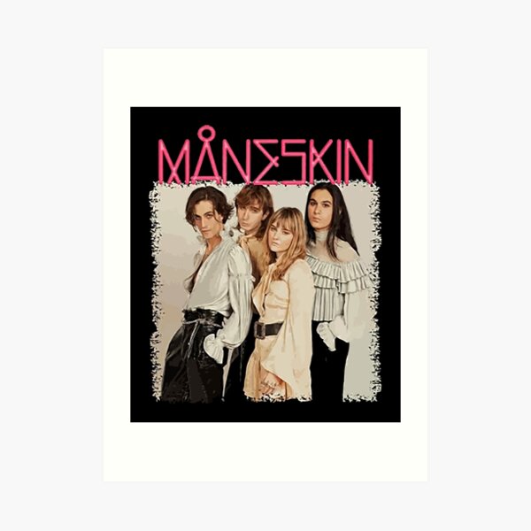 "The Official Merchandise of Måneskin - Maneskin" Art Print for Sale by ...