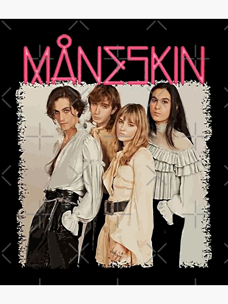 "The Official Merchandise of Måneskin - Maneskin" Art Print for Sale by ...