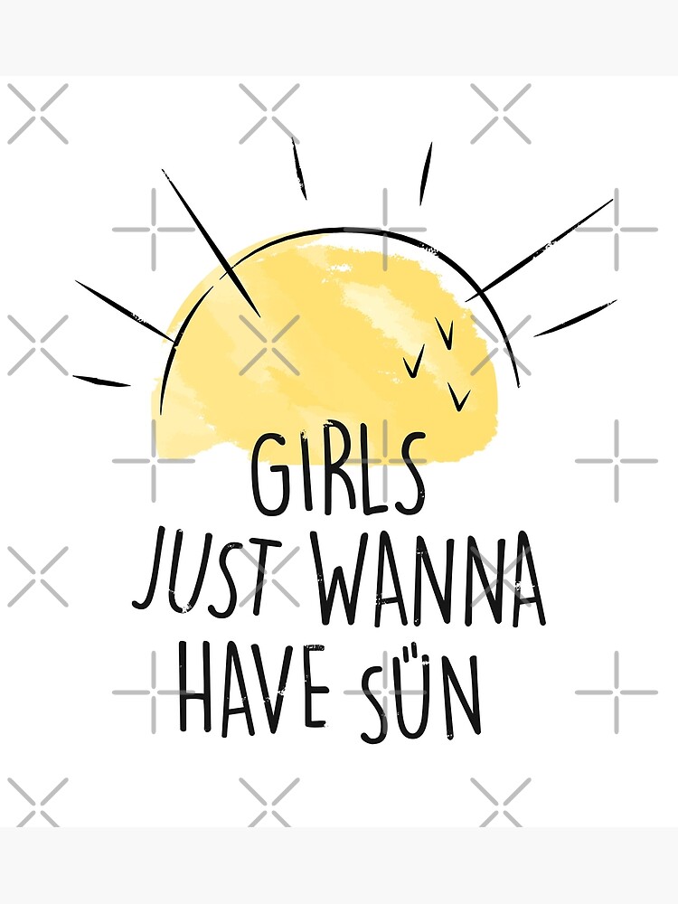 "VSCO Girls Just Wanna Have Sun 2" Poster for Sale by art-by-gui ...