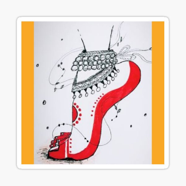 "Payal painting" Sticker by Shonolikaart | Redbubble