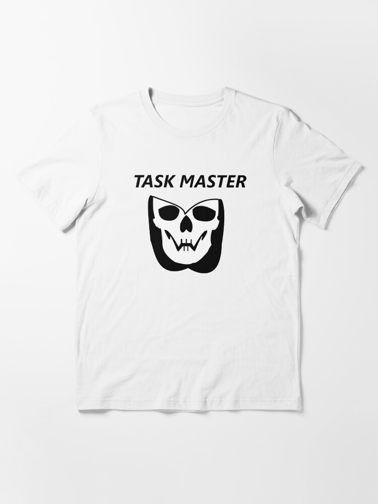"Task Master Skull" T-shirt for Sale by BrokeTeenager | Redbubble ...