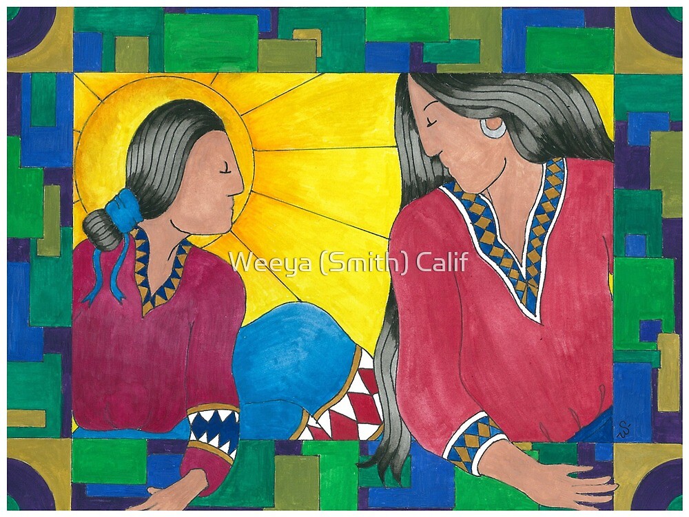 "Sisters" by Weeya (Smith) Calif | Redbubble