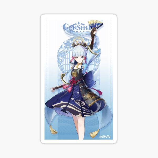 "Genshin Impact Ayaka" Sticker by egrjhn | Redbubble
