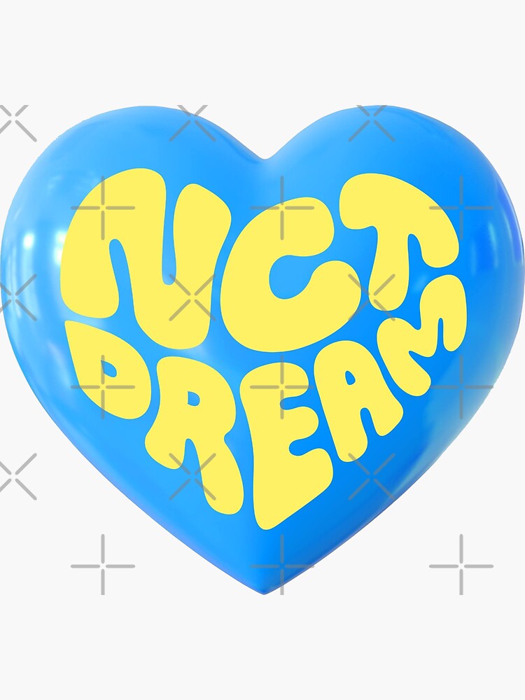 "NCT Dream Heart Logo Hello Future NCT Dream Hot Sauce Repack" Sticker ...