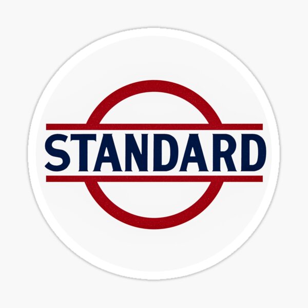 "The Vintage Standard" Sticker for Sale by Enzwell | Redbubble