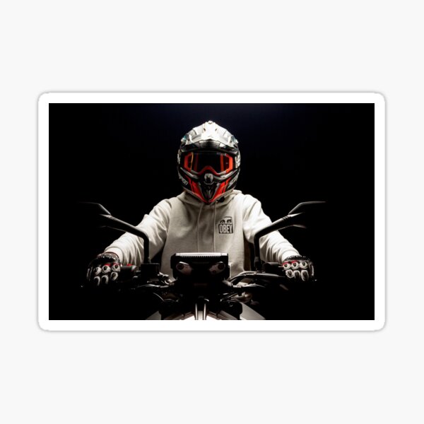 "Bike rider" Sticker by sahan25 | Redbubble