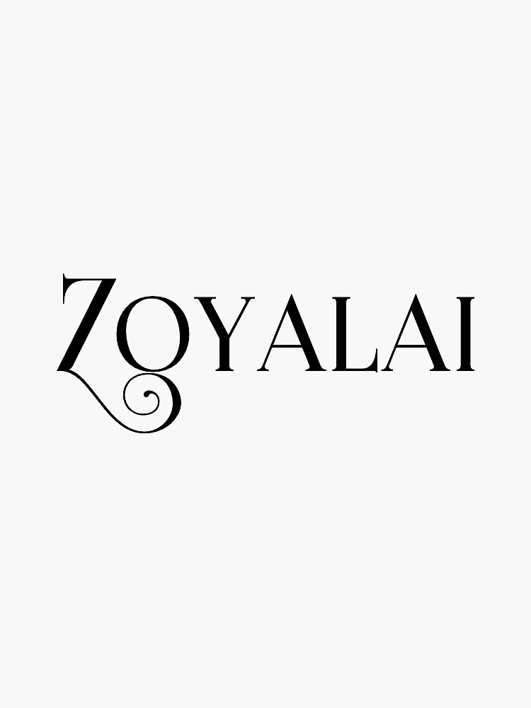 "Zoyalai" Sticker for Sale by dallit4 | Redbubble